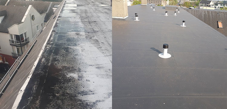 Apartment Block Roof Recovery Galway | Laydex Roofing