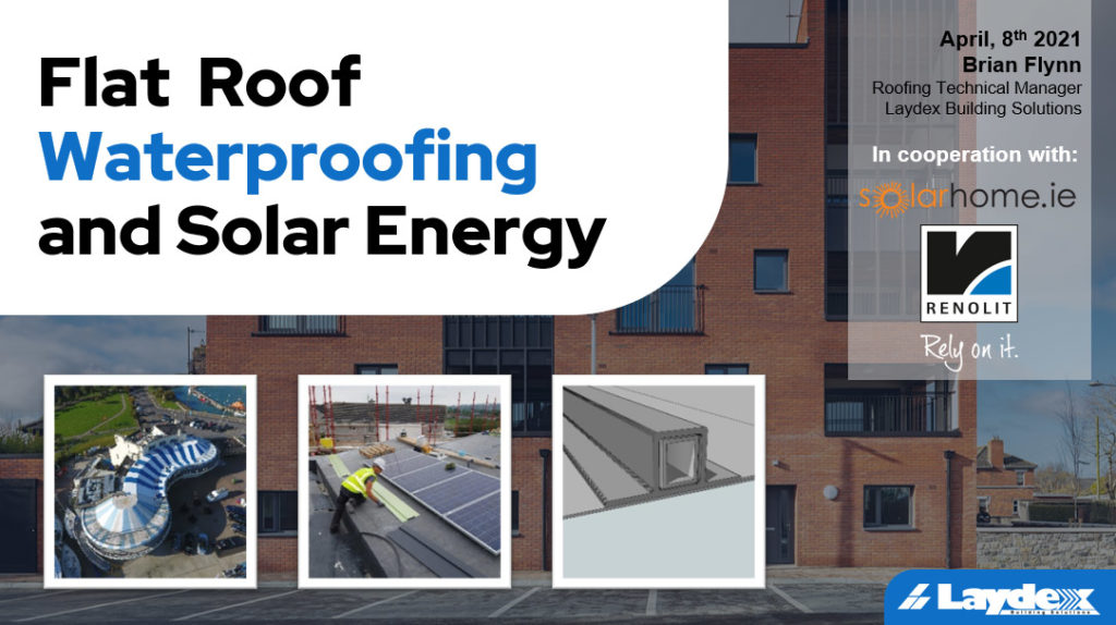 Webinar: Flat Roof Waterproofing and Solar Energy - Laydex